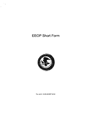 Fillable Online EEOP Short Form - Richmond Fax Email Print - pdfFiller