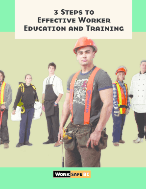 Fillable Online 3 Steps to Effective Worker Education and Training (PDF 1 MB) Fax Email Print ...