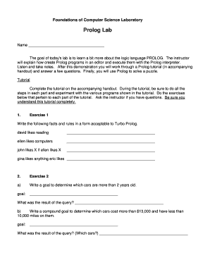 Fillable Online Foundations of Computer Science Laboratory Fax Email ...