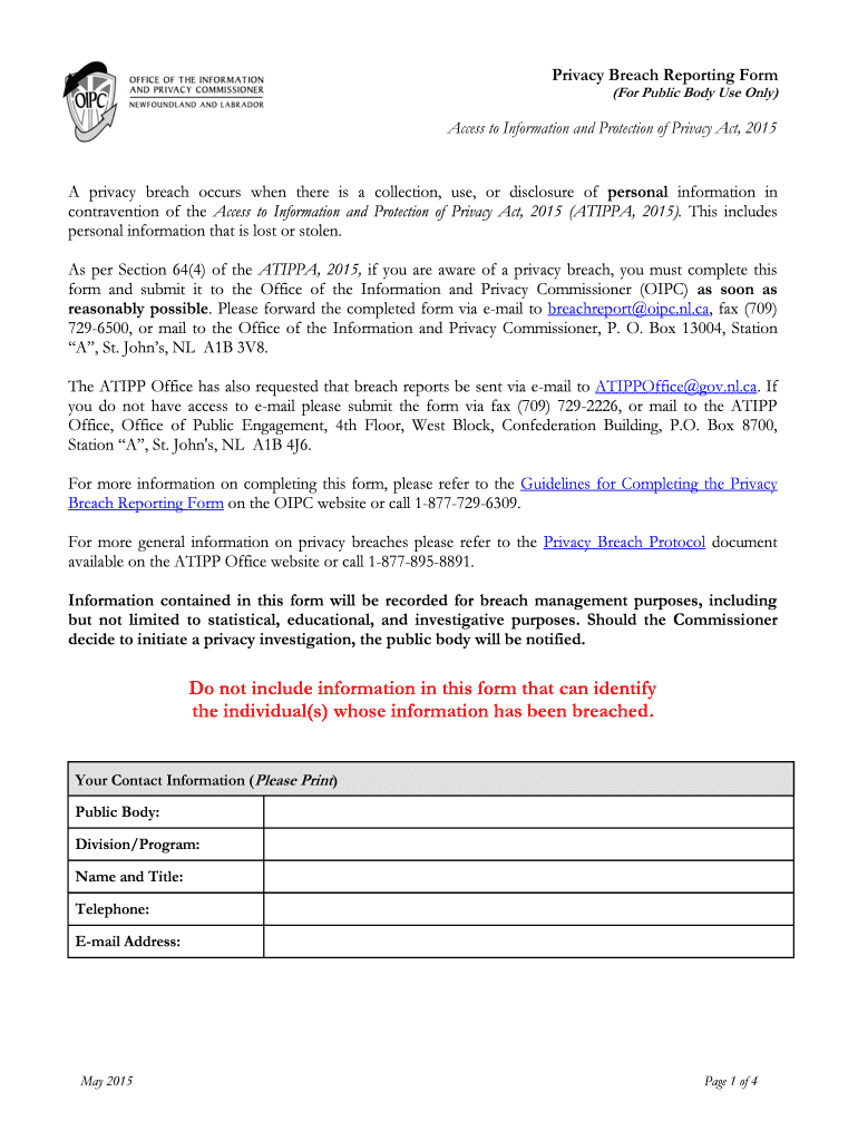 Fillable Online oipc nl Do not include information in this form that ...