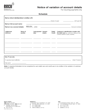 Fillable Online FDE9 Variation of account det_Schedule_draft3_020712.indd - EECU Fax Email Print ...