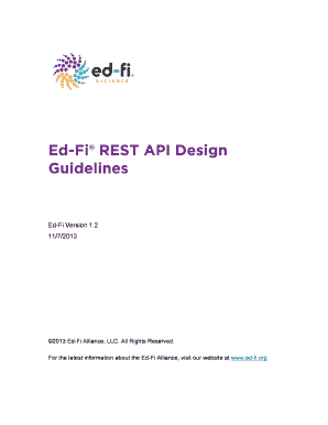 Fillable Online Ed-Fi REST API Design Fax Email Print - pdfFiller