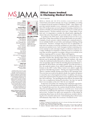 Fillable Online Ethical Issues Involved Fax Email Print - pdfFiller