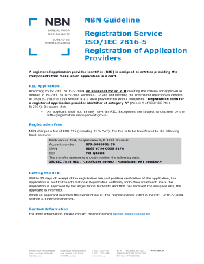 Fillable Online NBN Guideline Fax Email Print - pdfFiller