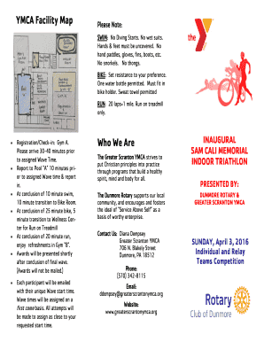 Fillable Online greaterscrantonymca Who We Are YMCA Facility Map - The ...