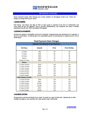 Fillable Online NCL General Informationdoc Fax Email Print - pdfFiller