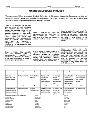 Fillable Online Project Macromoleculesdoc Fax Email Print - pdfFiller