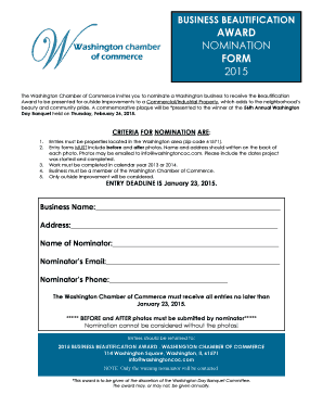 Fillable Online BUSINESS BEAUTIFICATION Fax Email Print - pdfFiller