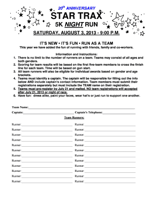 Fillable Online STAR TRAX Fax Email Print - pdfFiller