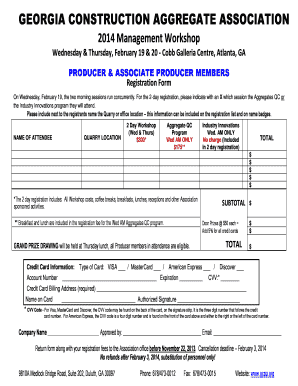 Fillable Online gcaa GEORGIA CONSTRUCTION AGGREGATE ASSOCIATION Fax ...