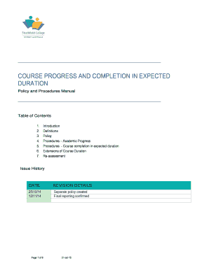 Fillable Online sc nsw edu COURSE PROGRESS AND COMPLETION IN EXPECTED ...