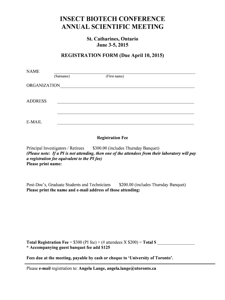 Fillable Online IBC Registration FormPDF fillable Fax Email Print - pdfFiller