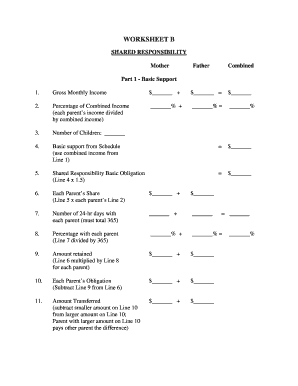 Fillable Online WorksheetB.doc Fax Email Print - pdfFiller