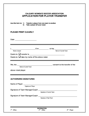 Fillable Online womensoccer ab Transfer/Player Removal Form - Calgary ...