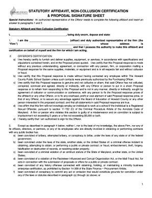 18 Printable how to fill out a non collusion affidavit Forms and ...