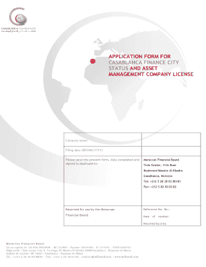 Fillable Online CFC status application form & the license as an asset ...