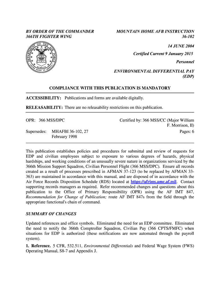 Fillable Online 366TH FIGHTER WING Fax Email Print - pdfFiller