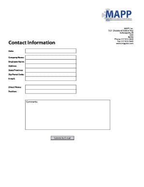 Fillable Online MAPP, Inc Fax Email Print - pdfFiller