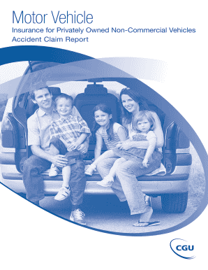 Fillable Online 2376781113HOC0002v6FINAL CGU Generic Motor Vehicle ...