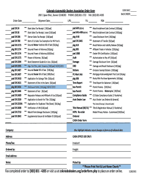 Fillable Online colorado cada colorado Fax Email Print - pdfFiller