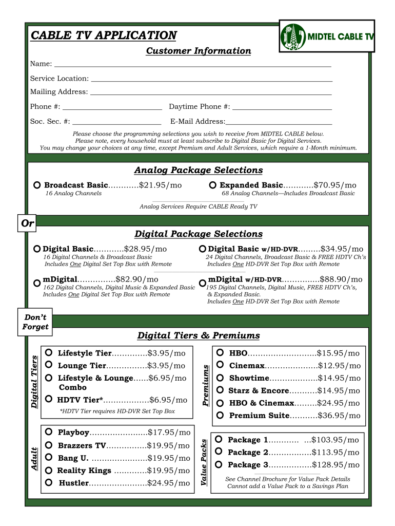 Midtel login: Fill out & sign online | DocHub