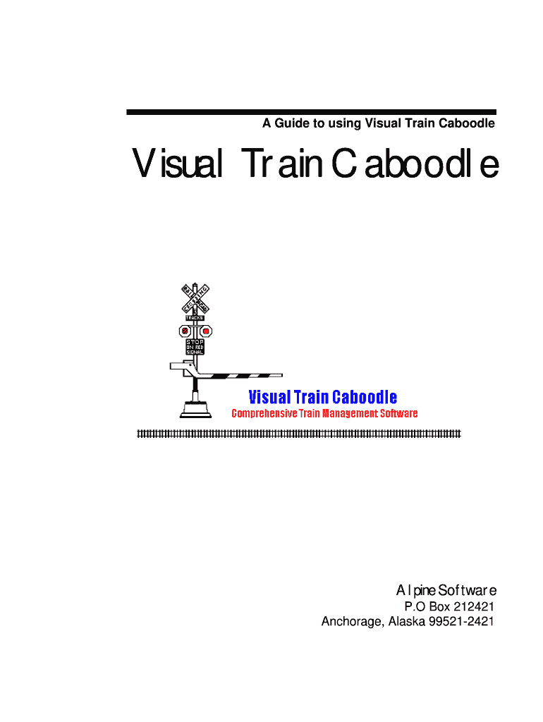 Fillable Online A Guide to using Visual Train Caboodle Visual Train ...