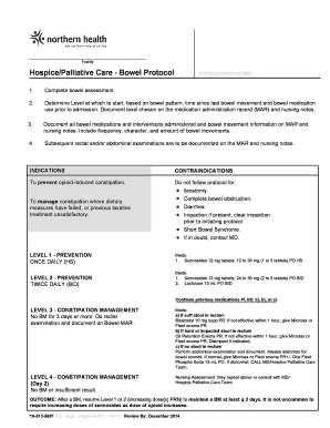 Fillable Online Hospice/Palliative Care - Bowel Protocol Fax Email ...