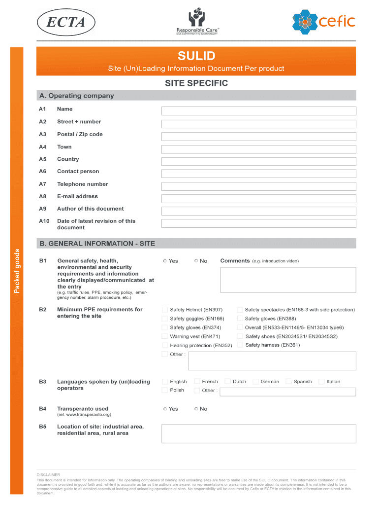 Fillable Online SULID - bECTAb - Home Fax Email Print - pdfFiller