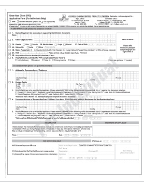 Fillable Online Kra form for commodity - 16anna.com Fax Email Print ...