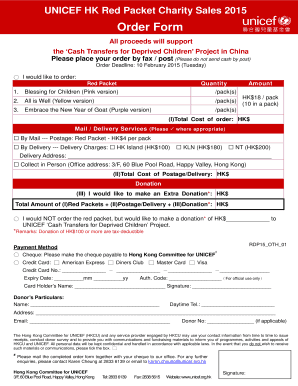 Fillable Online unicef org All proceeds will support - unicef org Fax ...