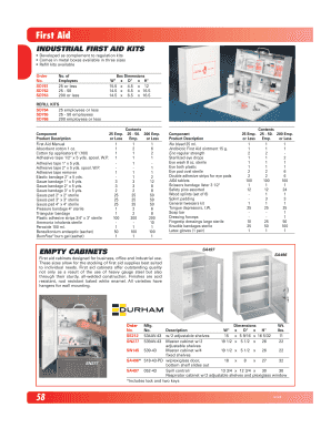 Fillable Online First Aid 58 - Act First Safety Fax Email Print - pdfFiller