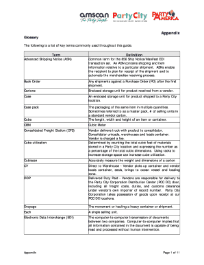 Fillable Online icc Appendix Glossary The following is a list of key ...