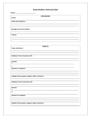 Fillable Online Compare and Contrast- outline point by point Fax Email ...