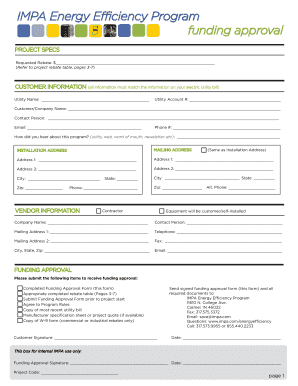 Fillable Online funding approval Fax Email Print - pdfFiller