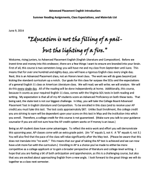 Fillable Online chs ppsk12 Education is not the filling of a pail- but ...