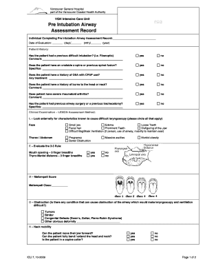 Fillable Online ubccriticalcaremedicine Pre Intubation Airway ...