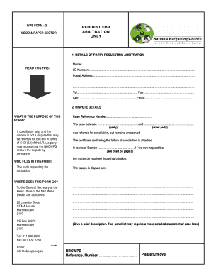 Fillable Online WPS FORM 2 Fax Email Print - pdfFiller