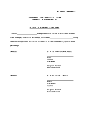 Fillable Online rib uscourts RI Bankr Form 4002-21 UNITED STATES ...