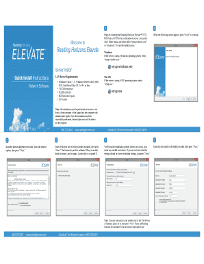 Fillable Online Reading Horizons Elevate Fax Email Print - pdfFiller