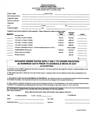 Fillable Online Exhibitor Hotel Order Form Fax Email Print - pdfFiller