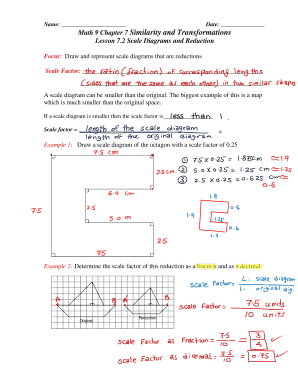 Fillable Online 2 Scale Diagrams and Reduction Fax Email Print - pdfFiller