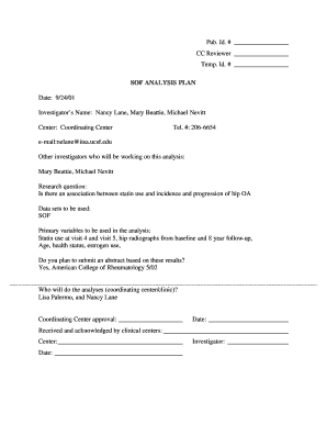 Fillable Online sof ucsf SOF Analysis Plan 356.doc - sof ucsf Fax Email ...