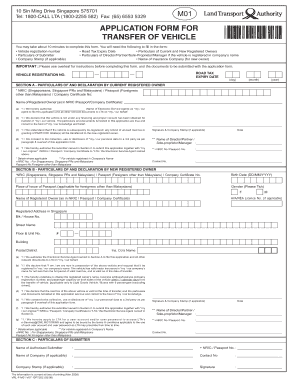 Fillable Online Transfer of Vehicle Form Fax Email Print - pdfFiller