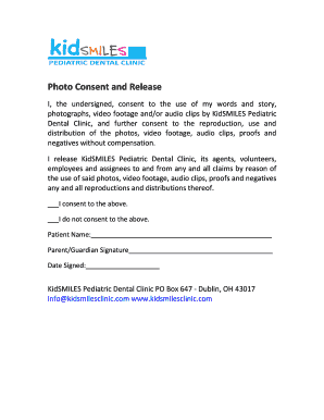 Fillable Online Photo Consent.docx Fax Email Print - pdfFiller