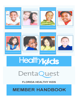 Fillable Online Member handbook - DentaQuest Fax Email Print - pdfFiller