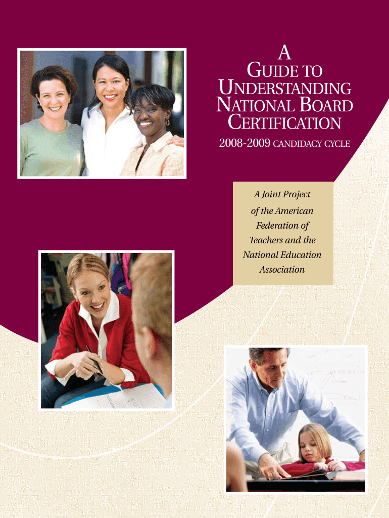 Fillable Online uftacts A Guide to Understanding National Board ...