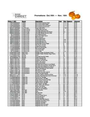 Fillable Online November Promotions.pdf.old08 Fax Email Print - pdfFiller