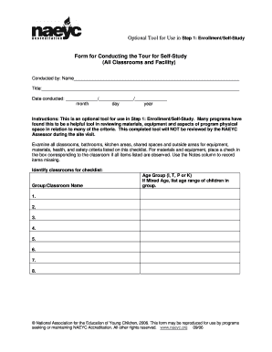 Fillable Online Program Tour Form 0906doc Fax Email Print - pdfFiller