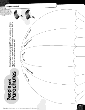 Fillable Online Parachutes - Pacific Learning Fax Email Print - pdfFiller