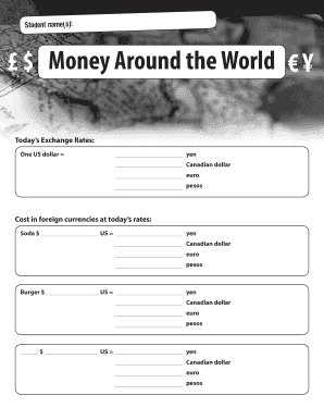 Fillable Online Money Around the World Fax Email Print - pdfFiller